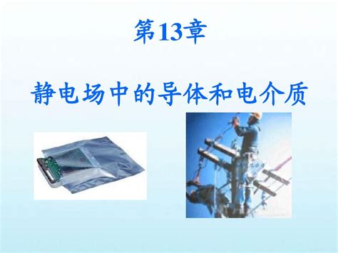 13章静电场中的导体和电介质word文档在线阅读与下载无忧文档