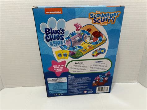 Nickelodeon Blues Clues Scavenger Scurry Game Spin Seek And Find New