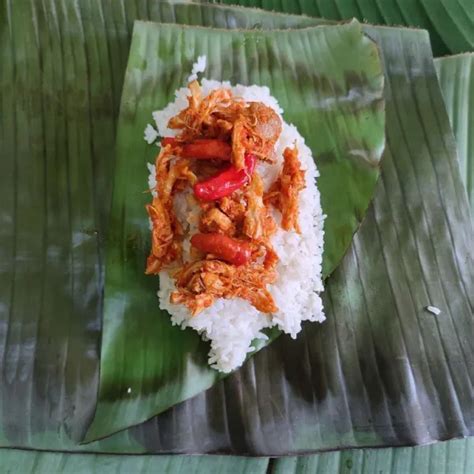 Resep Nasi Bakar Ayam Suwir Pedas Sederhana Rumahan Di Yummy App
