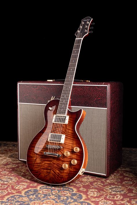 Master Built Elite Quilted Redwood Prestige Guitars Ltd