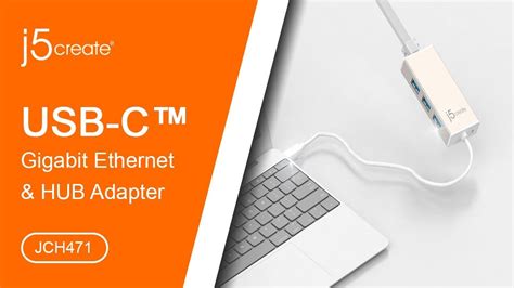 J5 Create Type C Gigabit Ethernet And Usb30 Hub Jch471