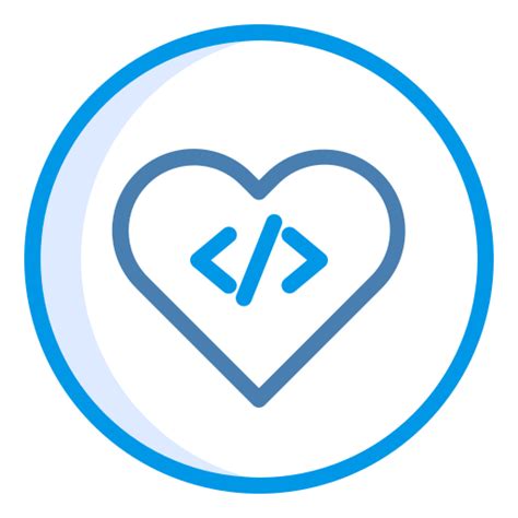 Coding Generic Blue Icon