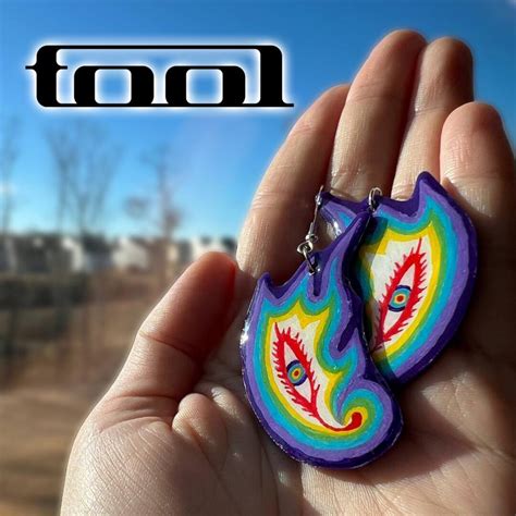 Tool Lateralus Eye Logo Earrings Etsy