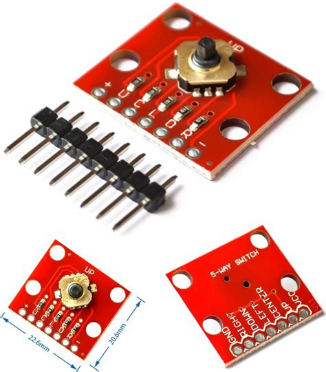 5 Way Tactile Switch Breakout Module 5 Way Tactile Switch Breakout