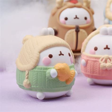 몰랑 겨울시즌 한정판 피규어 세트 몰랑이 월동준비 끝 텀블벅 피규어 장식 아이디어 인형