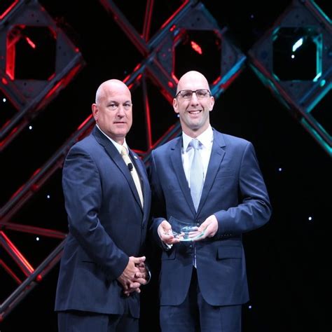 Pascal Engler Accepts The Chapter Of The Year Award For Asis Victoria