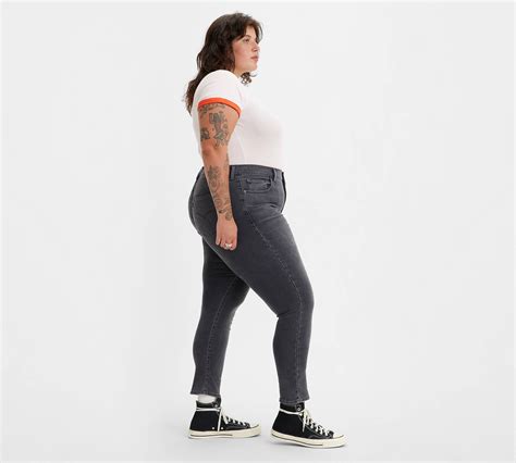 721™ High Rise Skinny Jeans Plus Size Black Levis® Gb