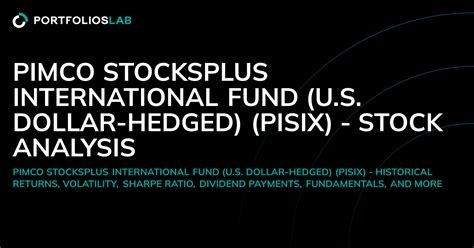 Pimco Stocksplus International Fund Us Dollar Hedged Pisix