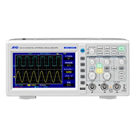 デジタル・オシロスコープ Ad 5143 電子計測機器 商品・サービス 株式会社エー・アンド・デイ
