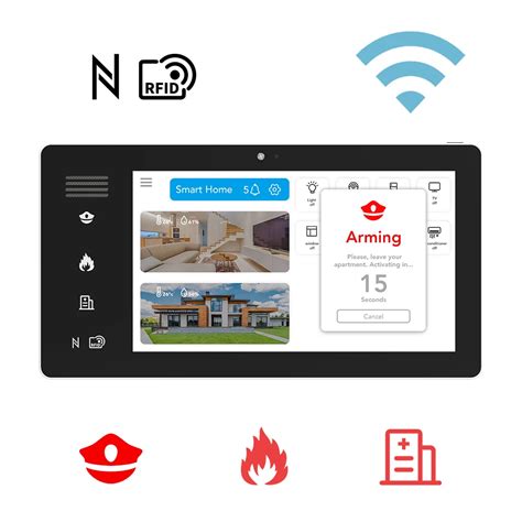 Adjustable Tablet Support Wall Tuya Zigbee Smart Home Control Panel Lcd