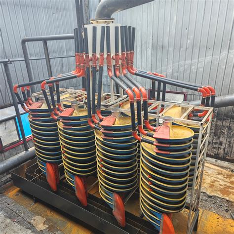 Mining Plant Spiral Separators Vertical Three Way Screw Sluices 220v