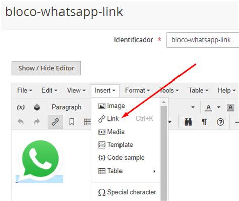 Adicionar ícone flutuante do WhatsApp no Magento Bring e commerce