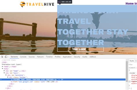 Html Hero Link Is Not Clickablenot Working Stack Overflow