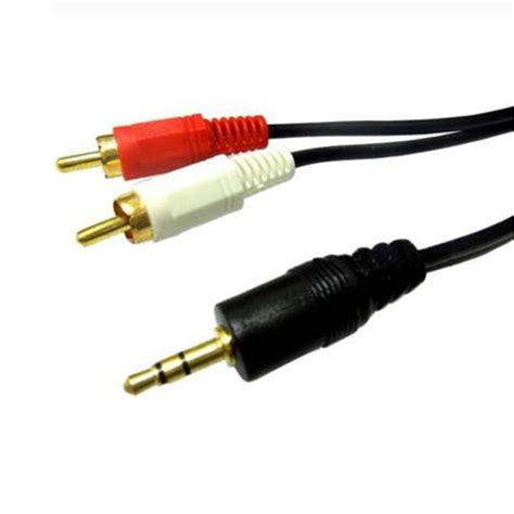 3.5mm Male Auxiliary Jack to 2 RCA Cable – 3M - Lets-Getit