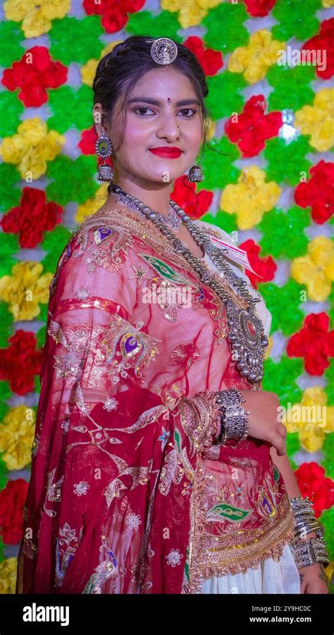 Beawar Rajasthan India October 9 2024 Rajasthani Woman In