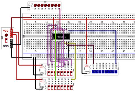 Digital Logic Piso Shift Register Using 74ls166 Electrical