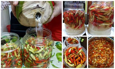 Ini Cara Orang Lama Buat Sambal Lada Jeruk Dengan Air Kelapa Muda Memang Sedap Boh Daily Makan