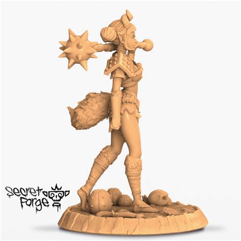 3d Printable [foxy Moxie] Femme Fatales Issue 01 Moxie The Brutale By