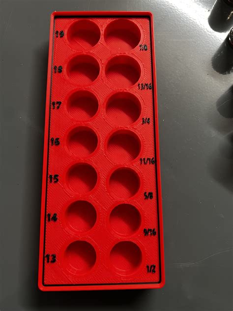 Gridfinity 12 Drive Socket Holder By Omar Bakhsh Download Free Stl