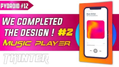Music Player Using Python Part Music Player Using Python Tutorial Video Design A Music