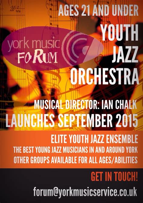 Northern Jazz News New Youth Jazz Orchestra In York Seeks Players