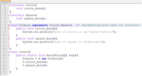 multiple inheritance example