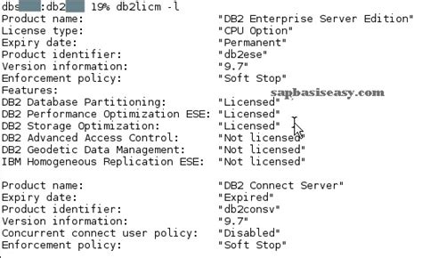 how to install sap db2 license sap basis easy