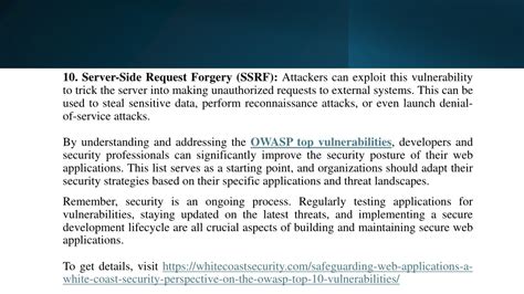 Ppt Top 10 Web Application Security Risks Understanding Owasp Top Vulnerabilities Powerpoint