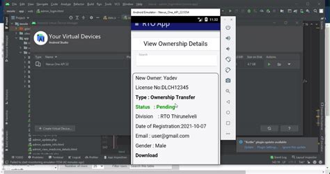 RTO Management System Andriod PHP Project Abstract Code Shoppy