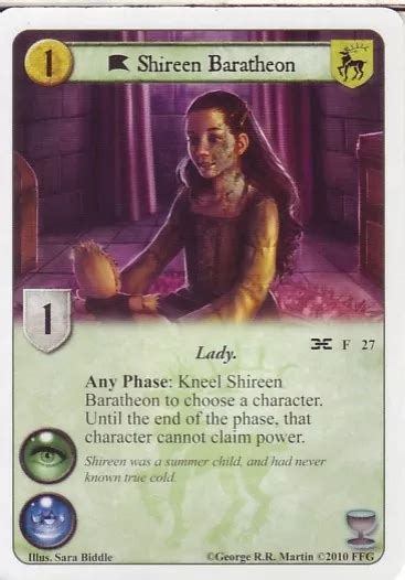 Shireen Baratheon Jeu Des Trônes