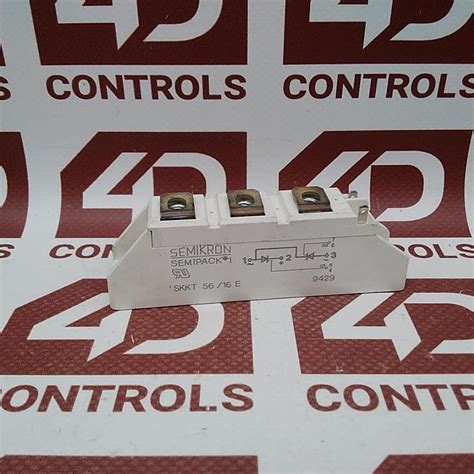 Skkt 5616 E Semikron Dual Thyristor Module 1600v 50a