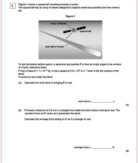 1 Figure 1 Shows A Spacecraft Travelling Towards A