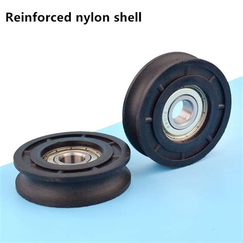 New 10pcs Elevator Wire Rope Hanging Wheel 6201zz 12 56 16mm 1cm Diameter 10mm Track Guide Wheel