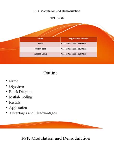 Fsk Modulation And Demodulation Pdf Modulation Signal To Noise Ratio