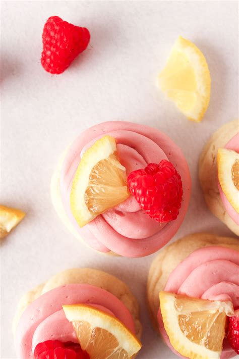 Lemon Raspberry Cookies Sweets By Elise