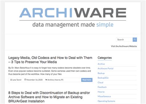 17 Features Of A Great Data Archive Management Software Archiware Blog