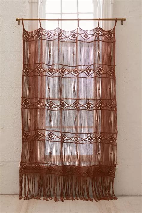 Magnolia Macramé Window Panel Urban Outfitters