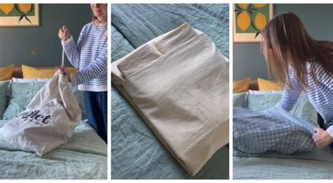 3 einfache Möglichkeiten Bettwäsche zu falten und den Kleiderschrank
