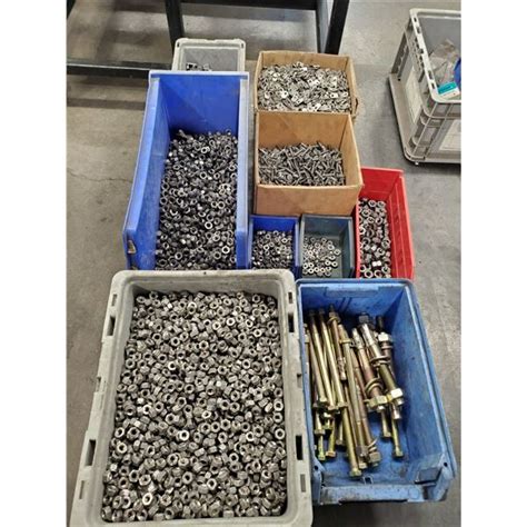 9 Bins Assorted Welding Bolts Nuts Etc Able Auctions