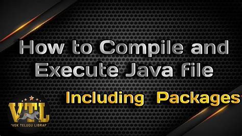 How To Compile And Run Java Program Including Packages In Command