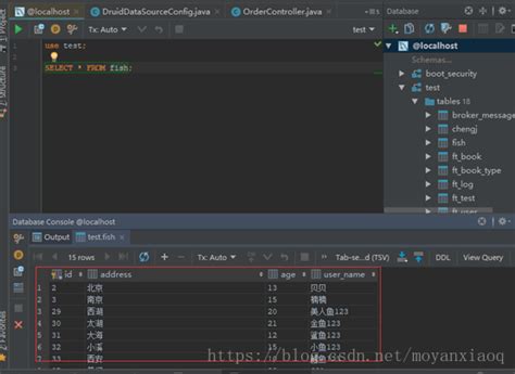 java开发神器idea之数据库连接工具的使用 idea 怎么打开数据库连接工具 csdn博客