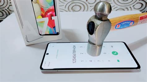 Samsung A71 Screen Scratch Test Gorilla Glass 3 Youtube