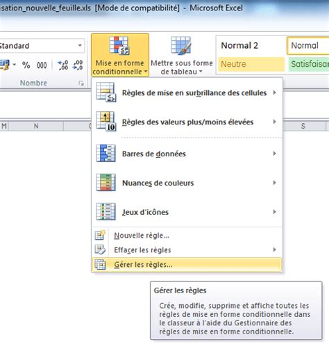 Indicateur Excel