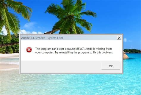 adobegcclient exe system error software spiceworks community
