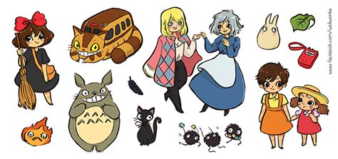 Ghibli Set 1 By Weiliwonka On Deviantart