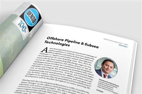 Editorial Offshore Pipeline And Subsea Technologies Pipeline Technology Journal