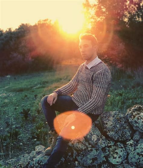 Premium Photo Man Holding Lantern