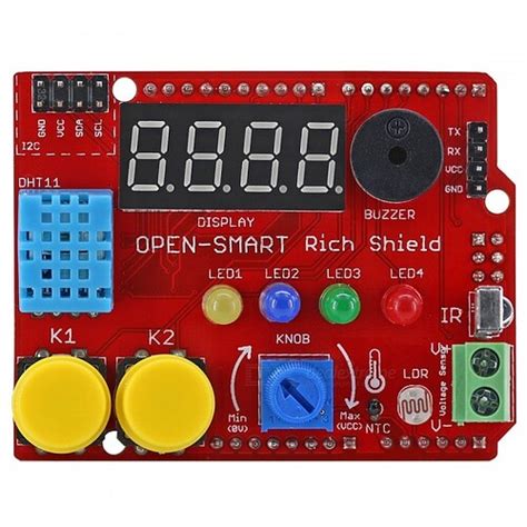Overlaying Arudino Uno Richshield 4 Digit Display Displays Arduino