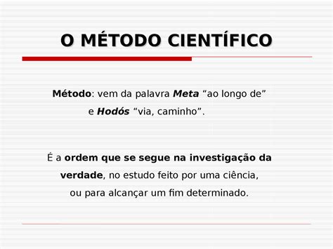 Método Científico Para Alunos Da Eel Docsity