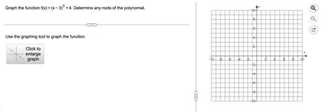 Solved Graph The Function Fxx−334 Determine Any Roots